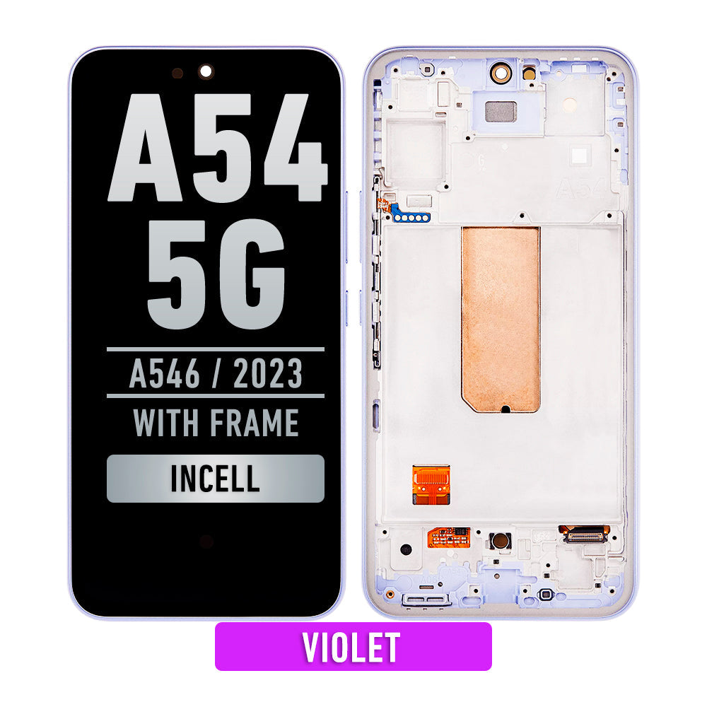 Samsung Galaxy A54 5G (A546 / 2023) LCD Screen Assembly With Frame (Af