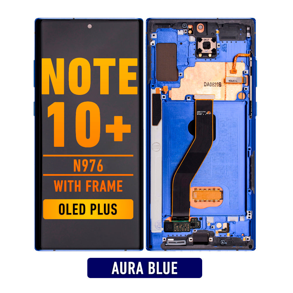 Samsung Galaxy Note 10 Plus OLED Screen Assembly Replacement With Fram