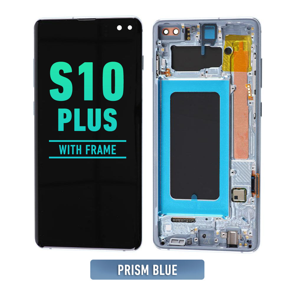 Samsung Galaxy S10 Plus OLED Screen Assembly Replacement With Frame (R